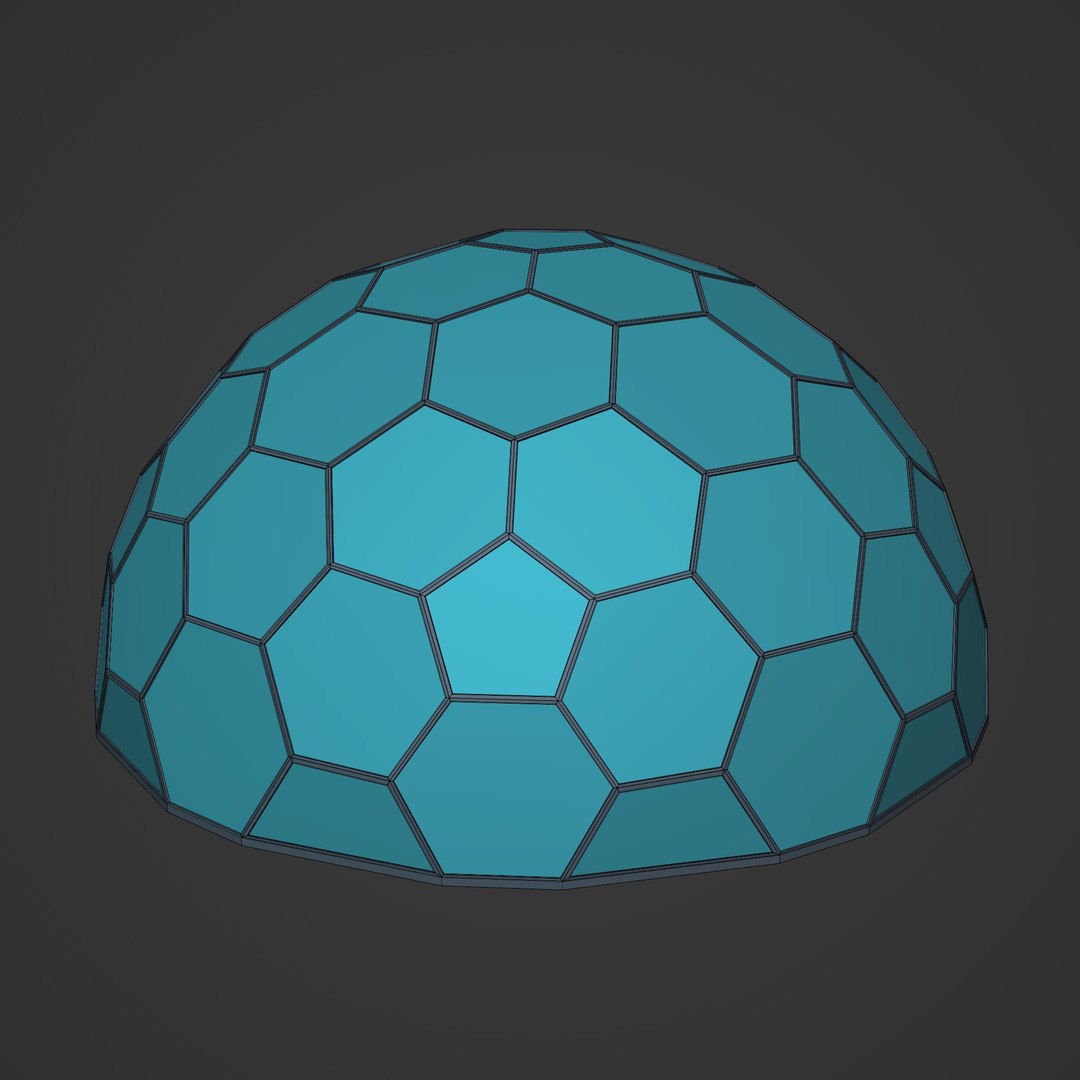 Geodesic Dome -- Low Poly 3D Model - TurboSquid 1941723