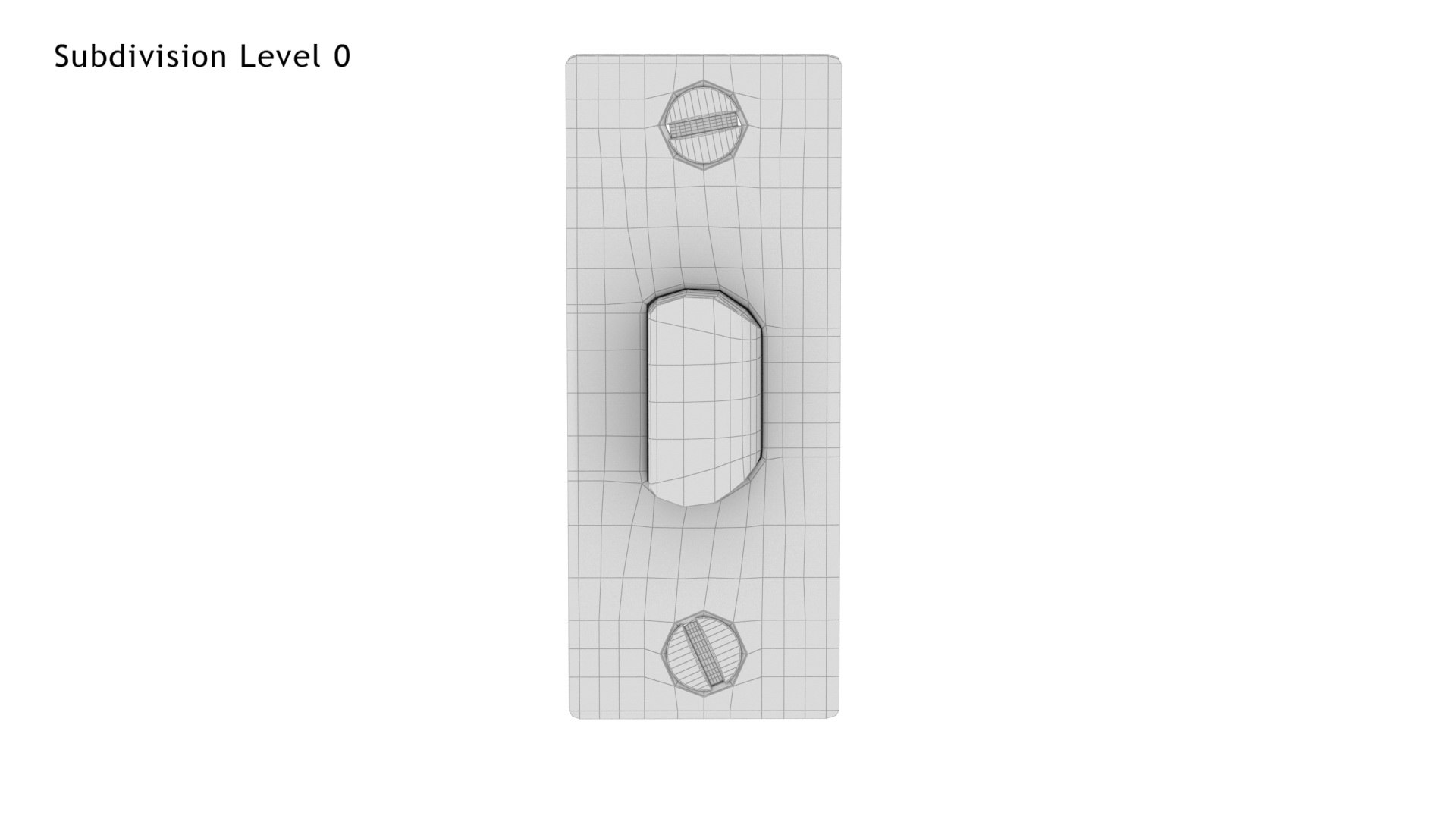 Door Lock Latch Steel V02 3D model - TurboSquid 1730459