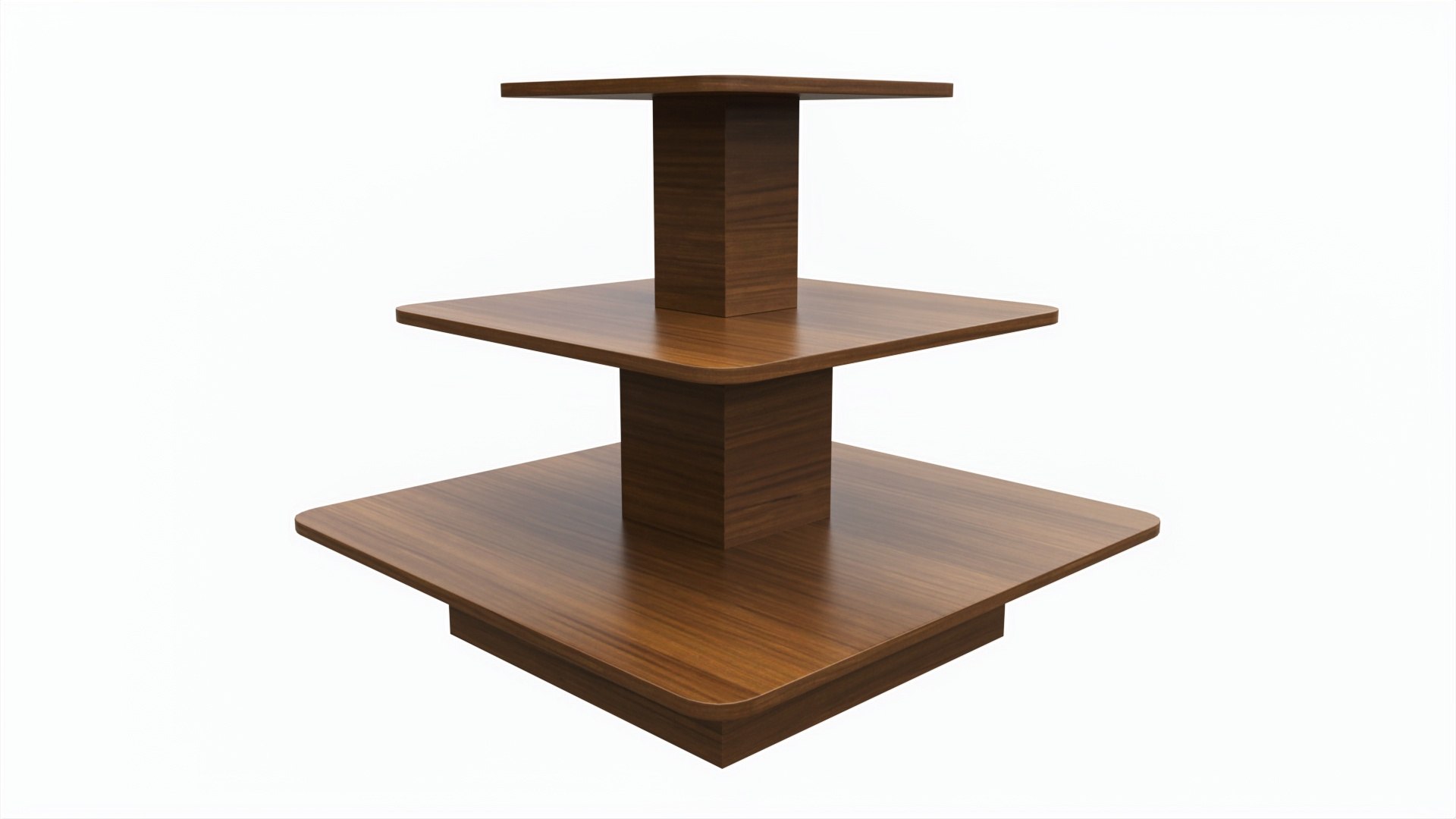 Free Square Table Three Tier 3D Model - TurboSquid 2224791