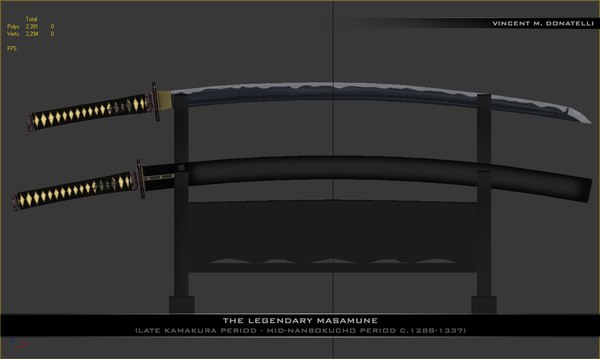 3d fantasy masamune 512 model