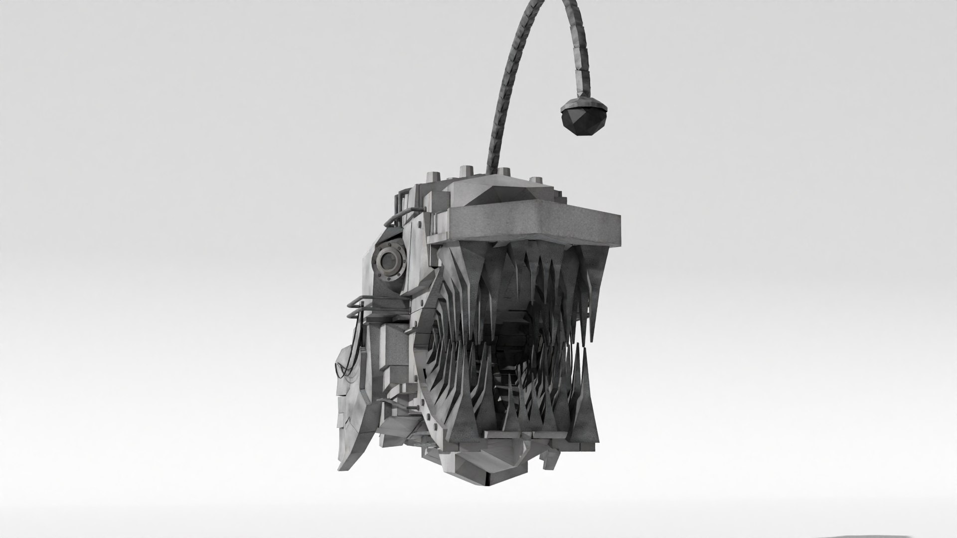 3D Sci Fi Creatures Fish SA-2 - Low Poly Model - TurboSquid 2018525