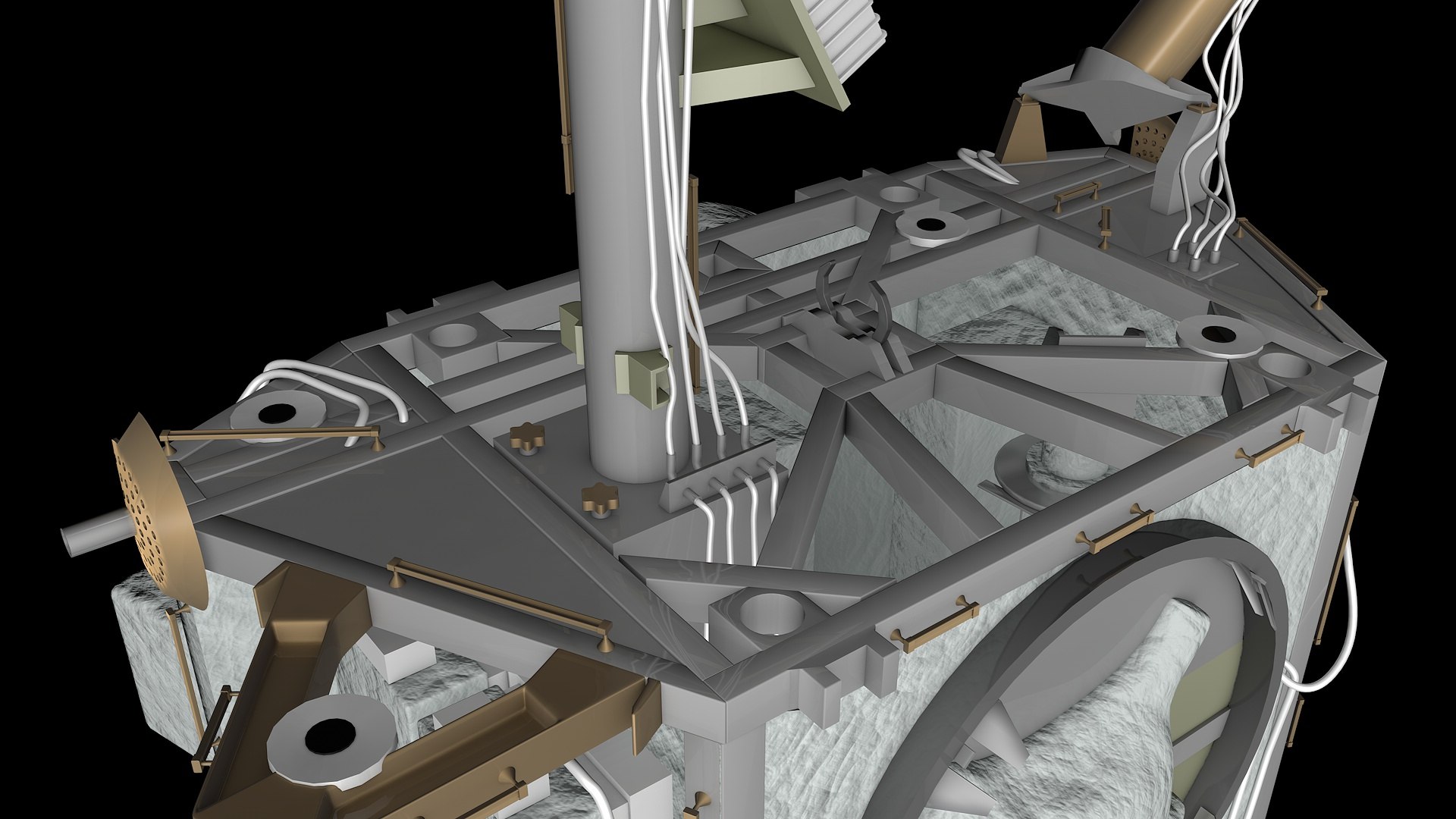 Iss Module Z1 Truss C4d