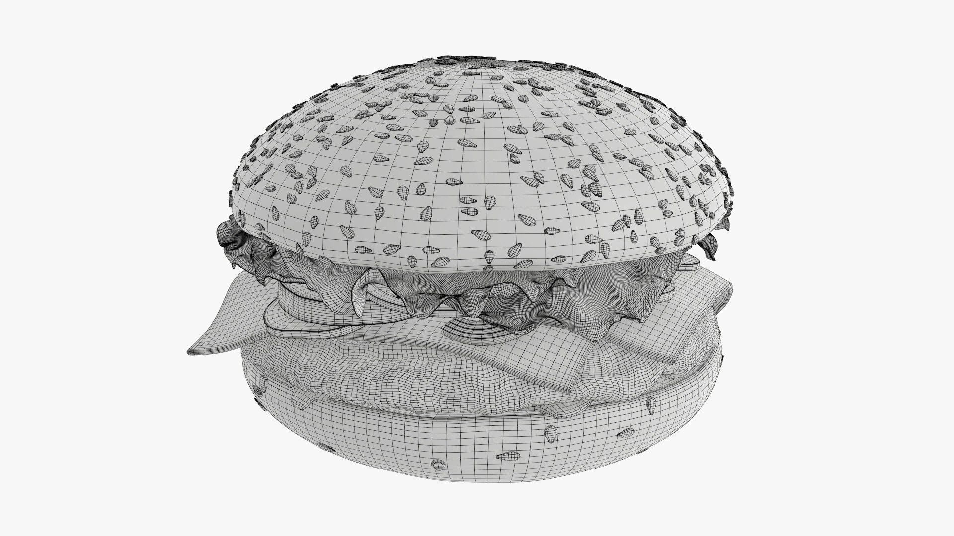 Food Fast Cheeseburger 3D Model - TurboSquid 1621620