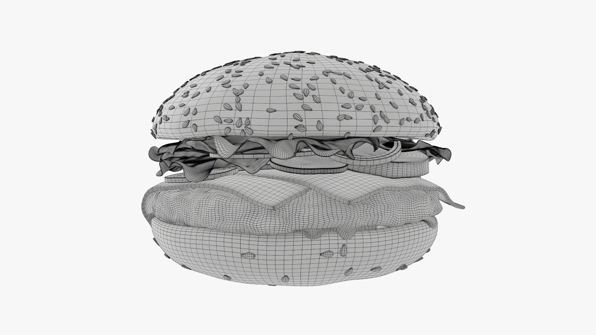 Food Fast Cheeseburger 3D Model - TurboSquid 1621620