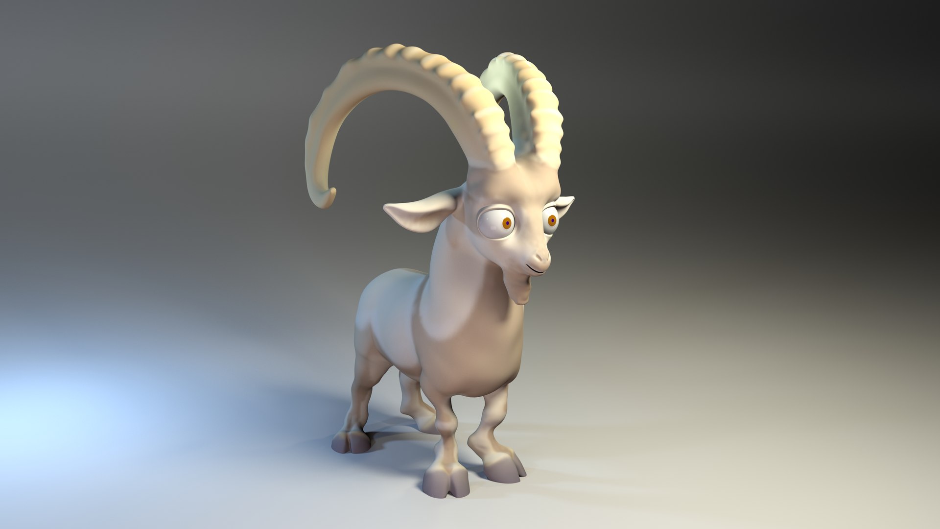 Goat Rigged Shaded 3D Model - TurboSquid 1221030