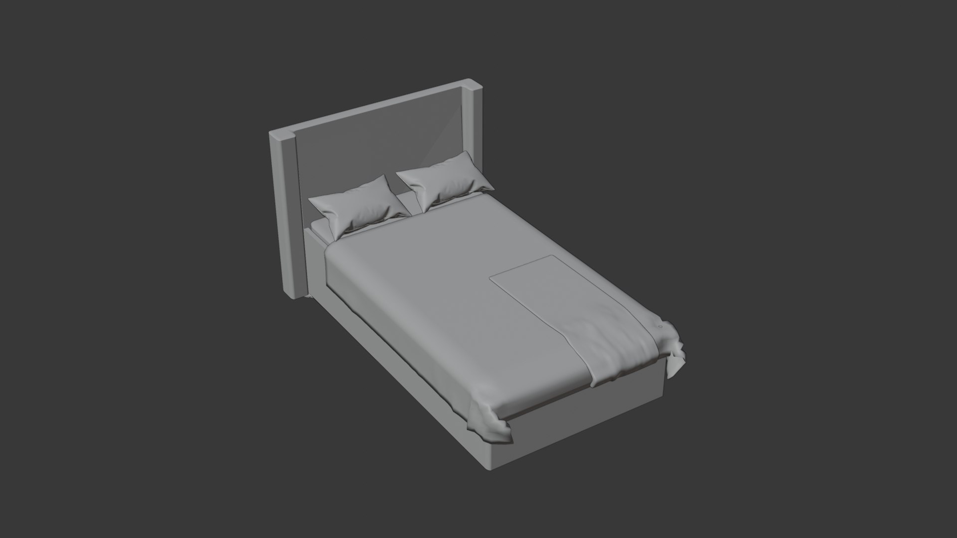 Modern Bed Model - TurboSquid 2212513