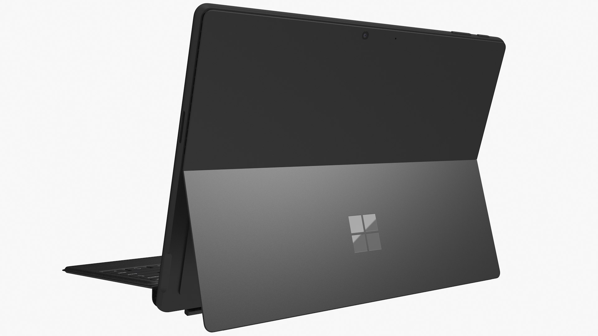 3D Microsoft Surface Pro 2024 11th Edition Black Rigged Animated Model ...