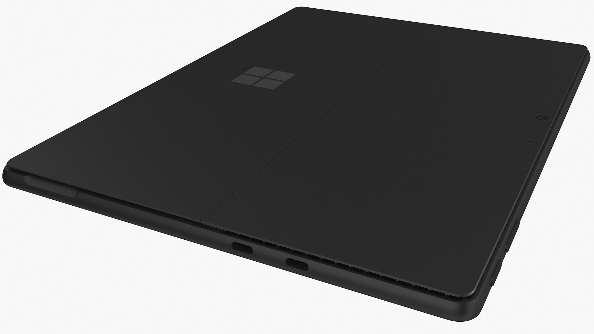 3D Microsoft Surface Pro 2024 11th Edition Black Rigged Animated Model ...