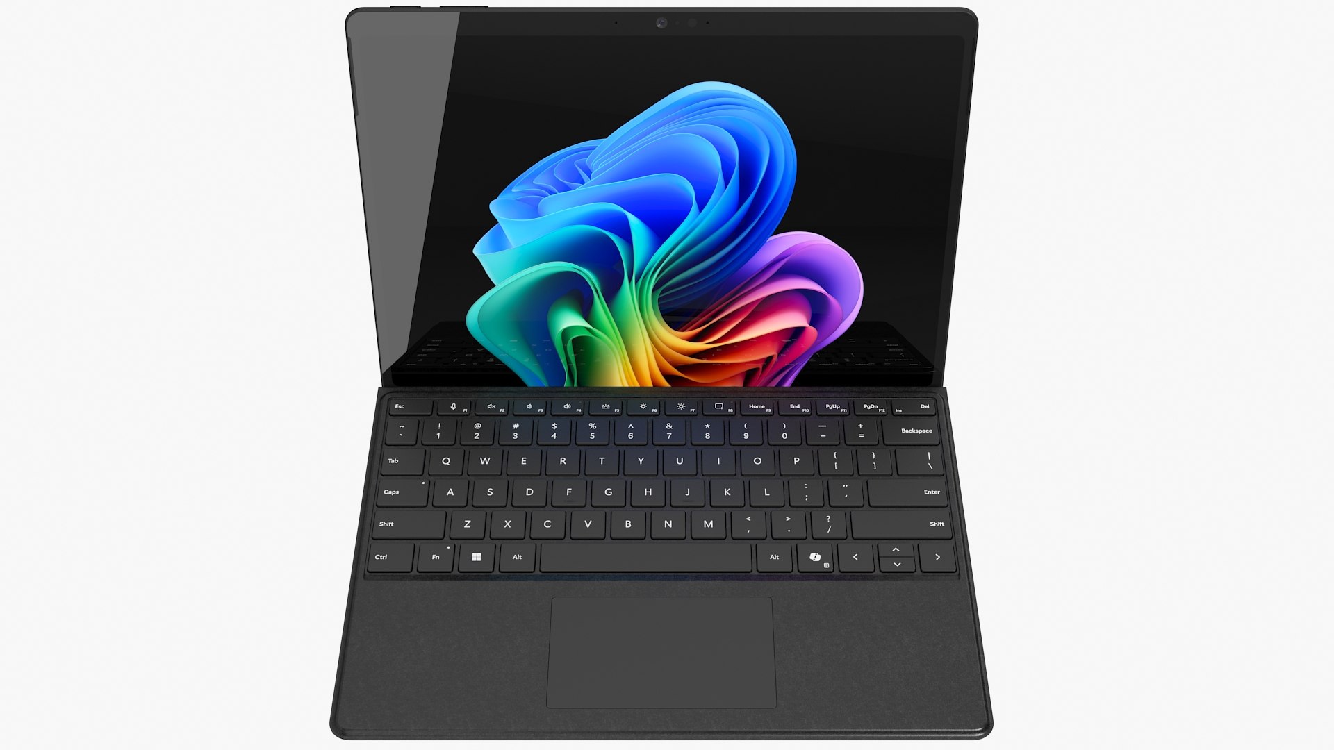 3D Microsoft Surface Pro 2024 11th Edition Black Rigged Animated Model ...