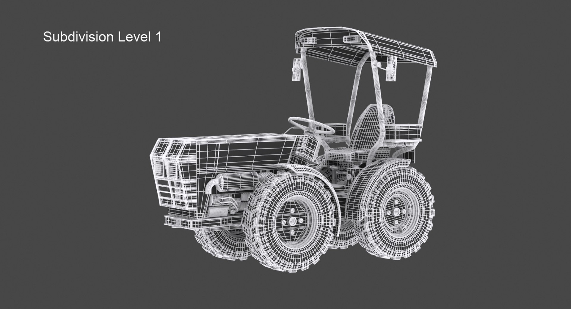 3d w4000 small tractor