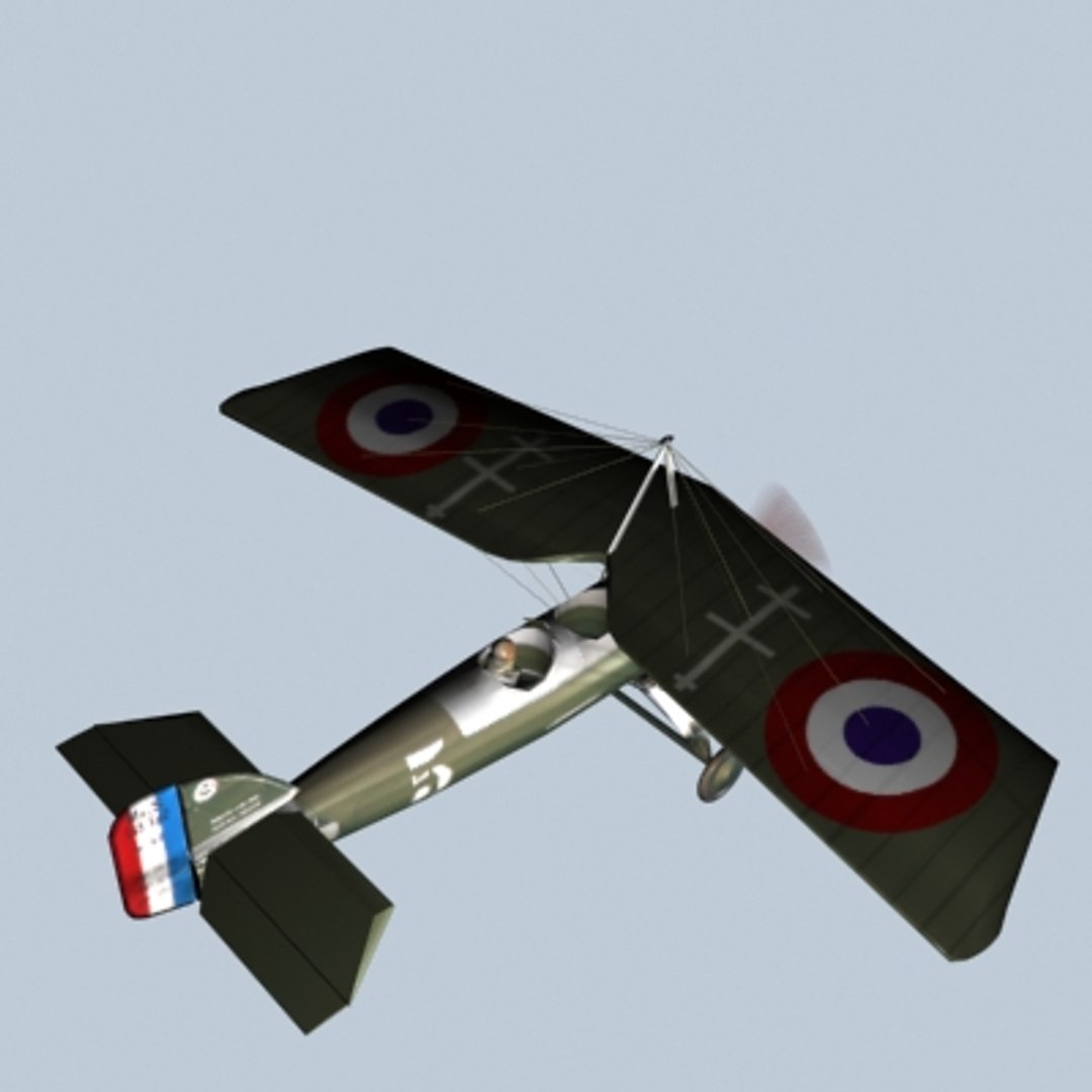 3d Model Monoplane World War