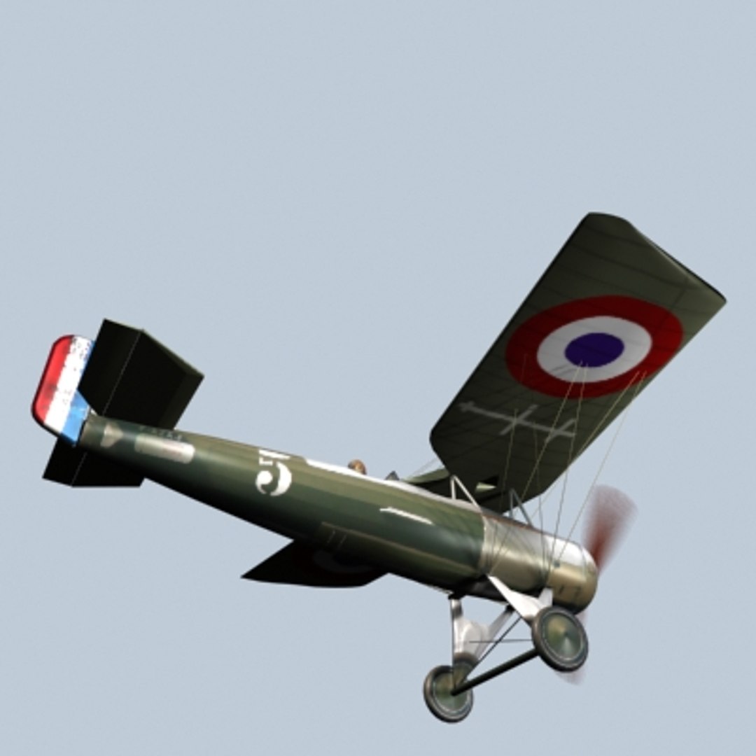 3d Model Monoplane World War