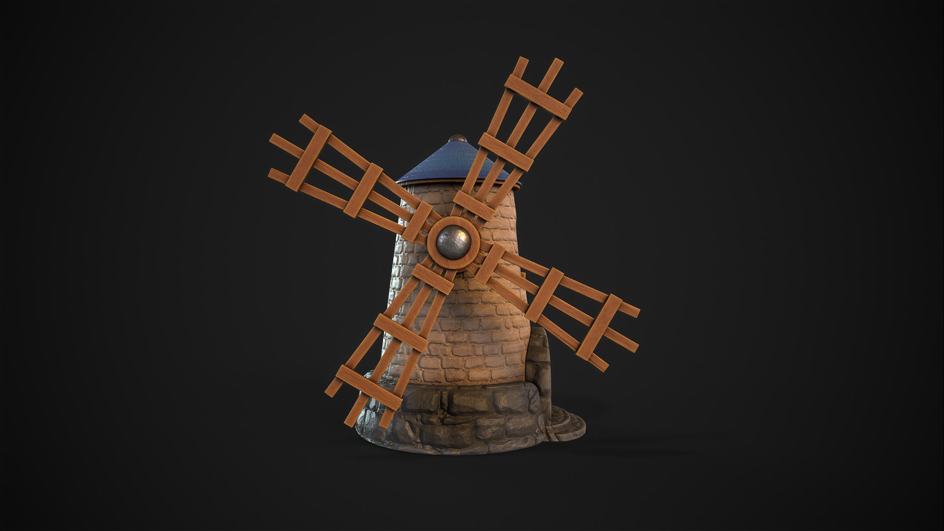 Windmill Stylized 3D Model - TurboSquid 1874413