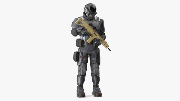 SF 兵士の立ちポーズ3Dモデル - TurboSquid 2131022
