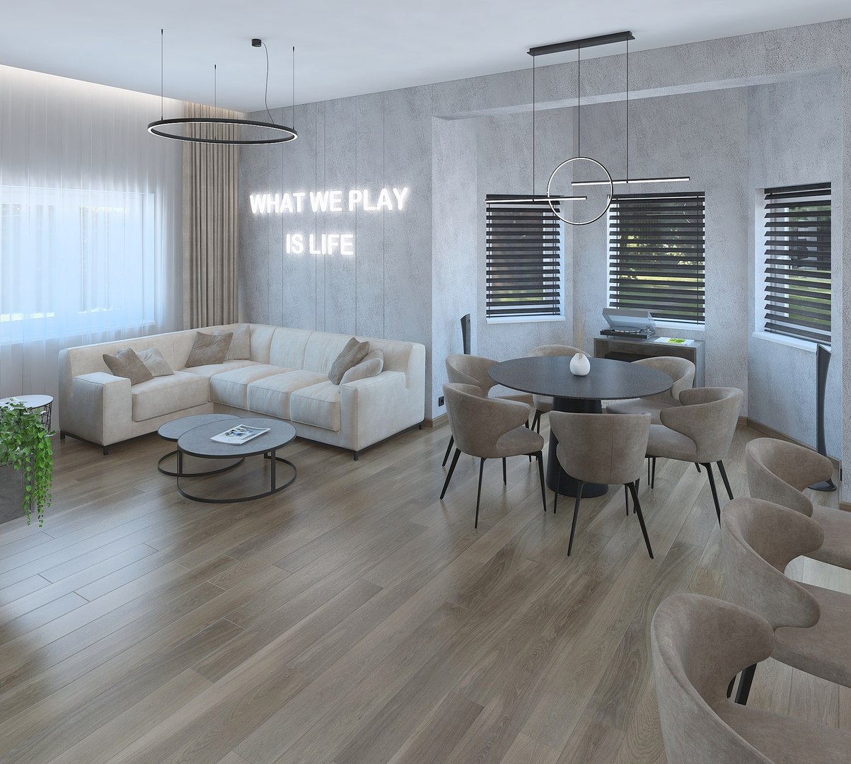 3D Model Wonderful Large Living Room - TurboSquid 2129575