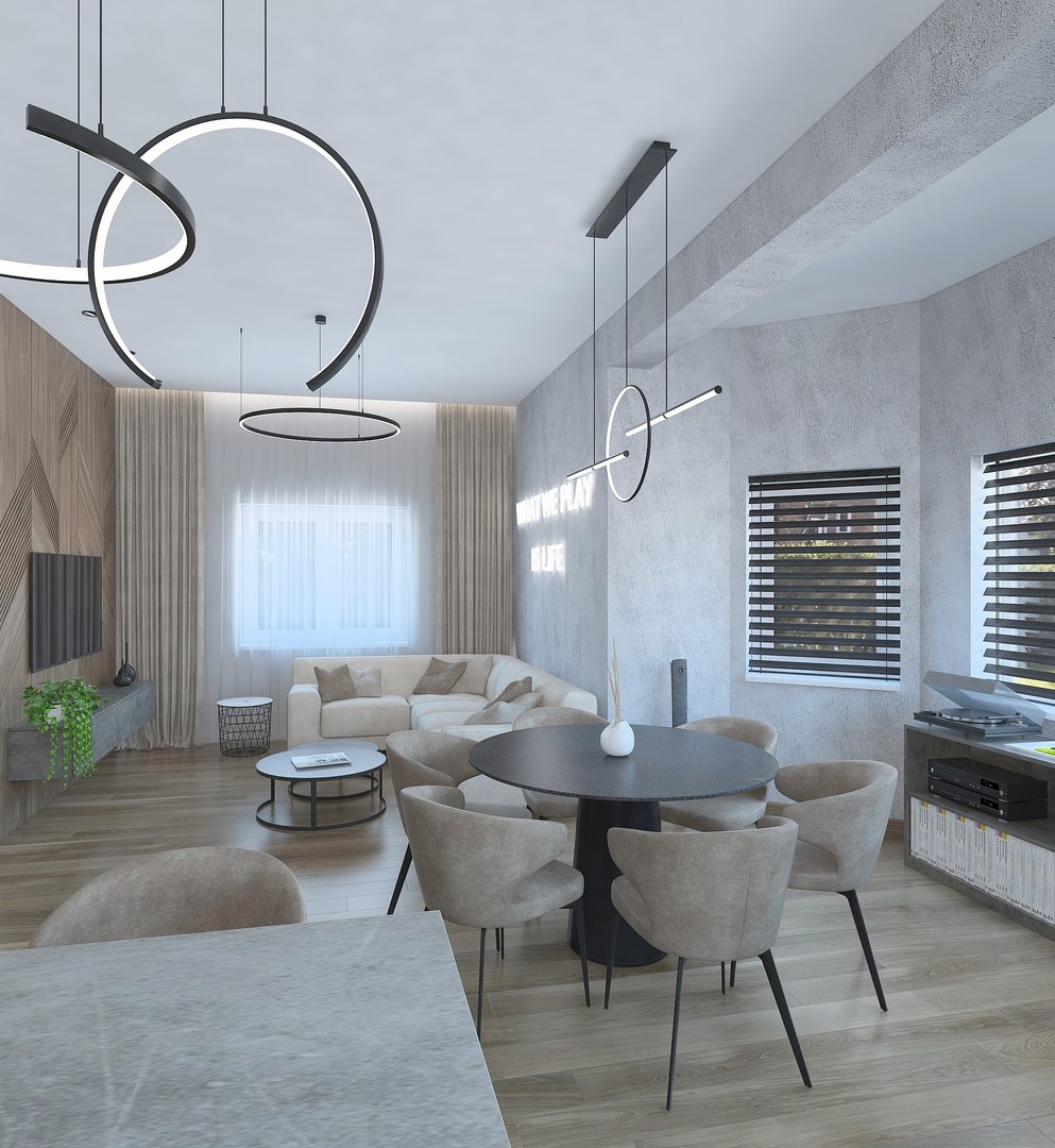 3D Model Wonderful Large Living Room - TurboSquid 2129575