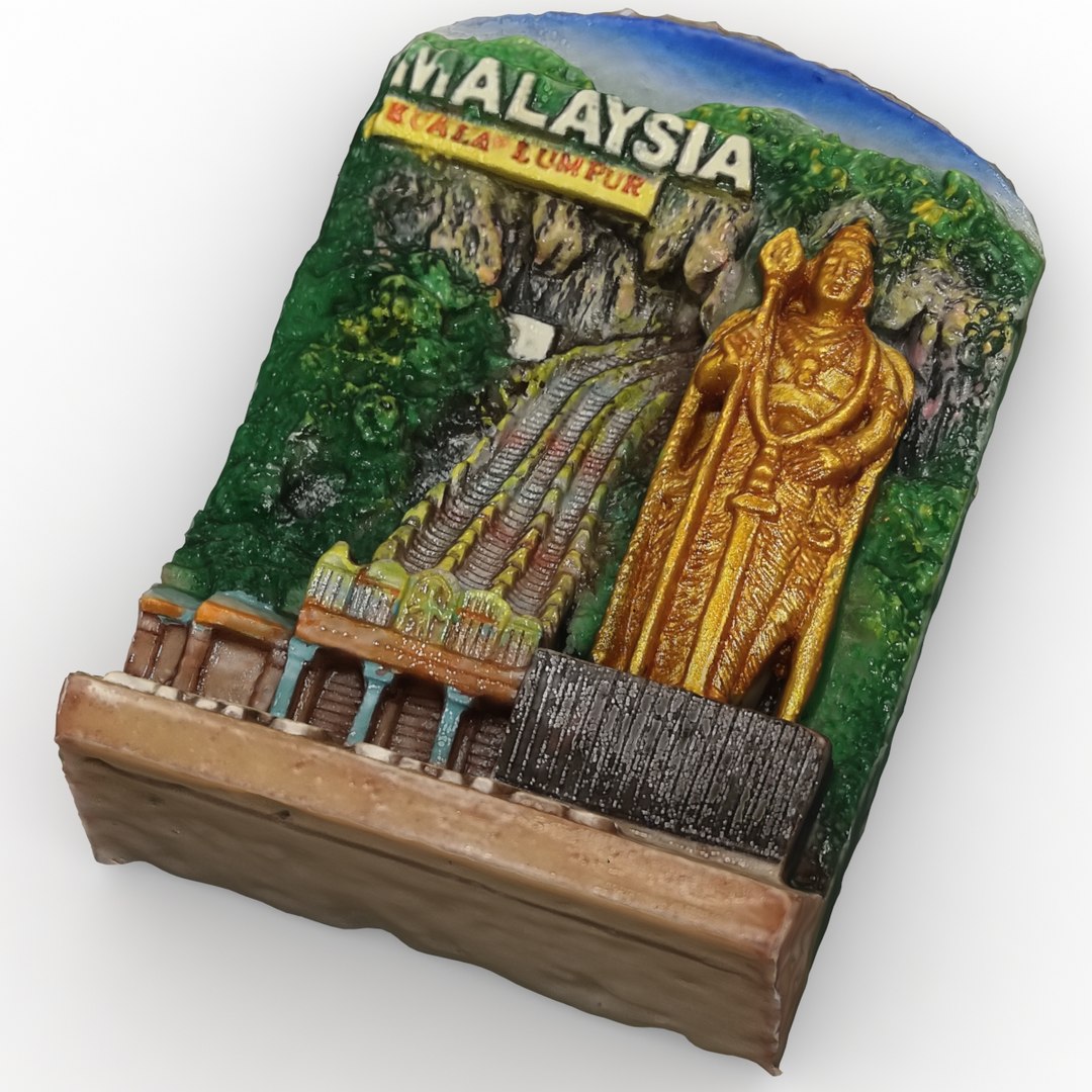 Batu Caves Magnet Souvenir 3D Model - TurboSquid 1658820