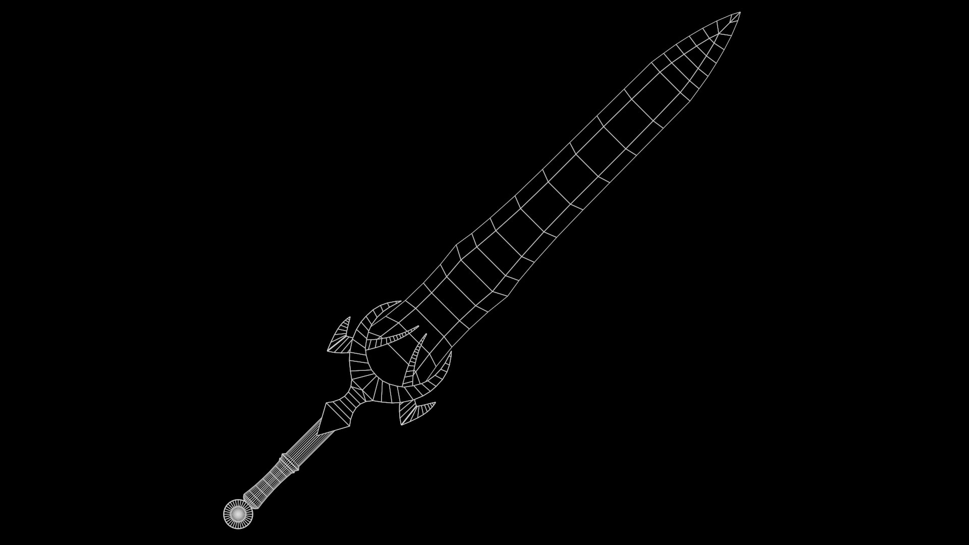 Runic Sword Game Ready 3D Model - TurboSquid 2232525