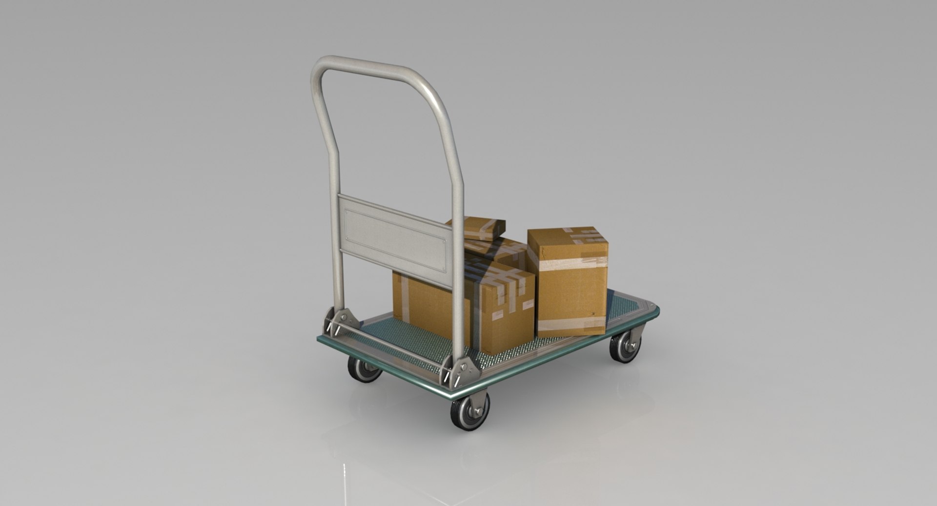 3D modeled cart - TurboSquid 1228599