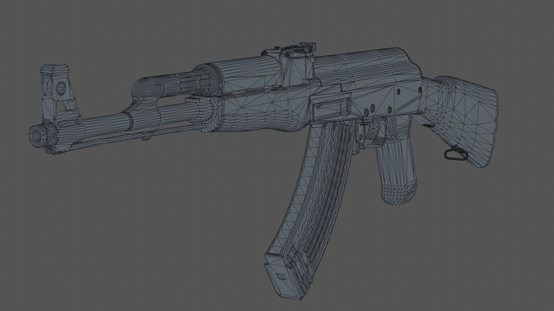 Ak-47 Rifle Ak Model - TurboSquid 1713731