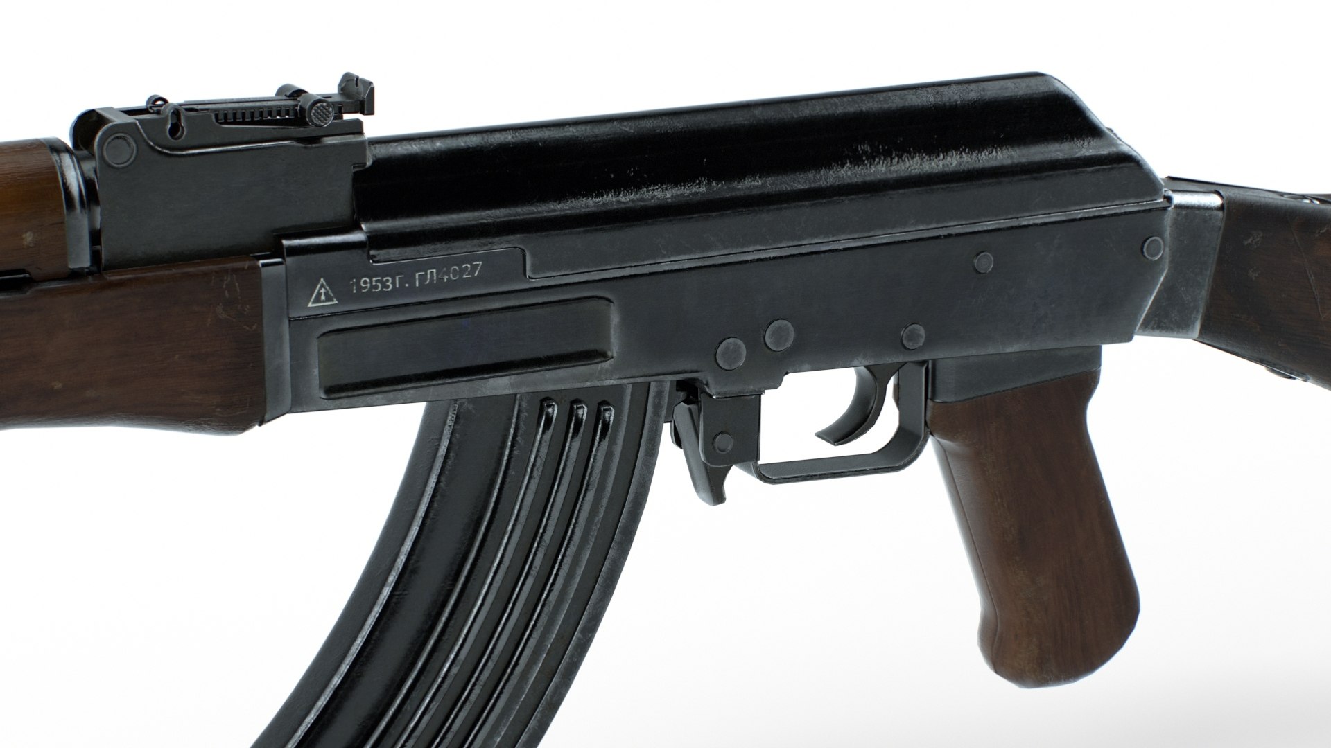 Ak-47 Rifle Ak Model - TurboSquid 1713731