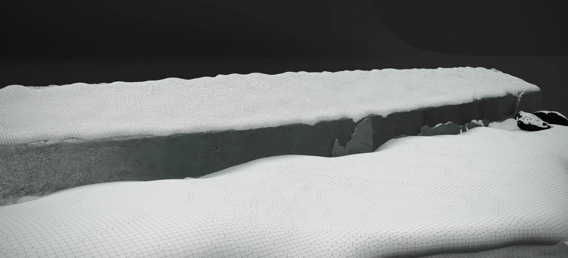 SNOW ROCK WALL A 2022 RAW 3D Model - TurboSquid 1980820
