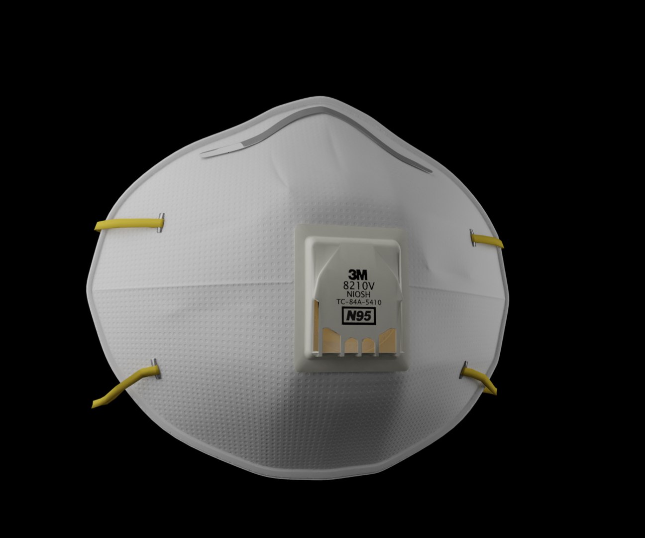 N95 mask model - TurboSquid 1560392