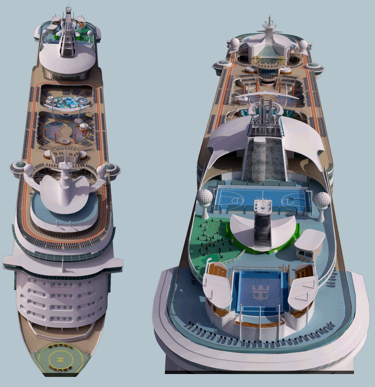 3d 5 cruiseships