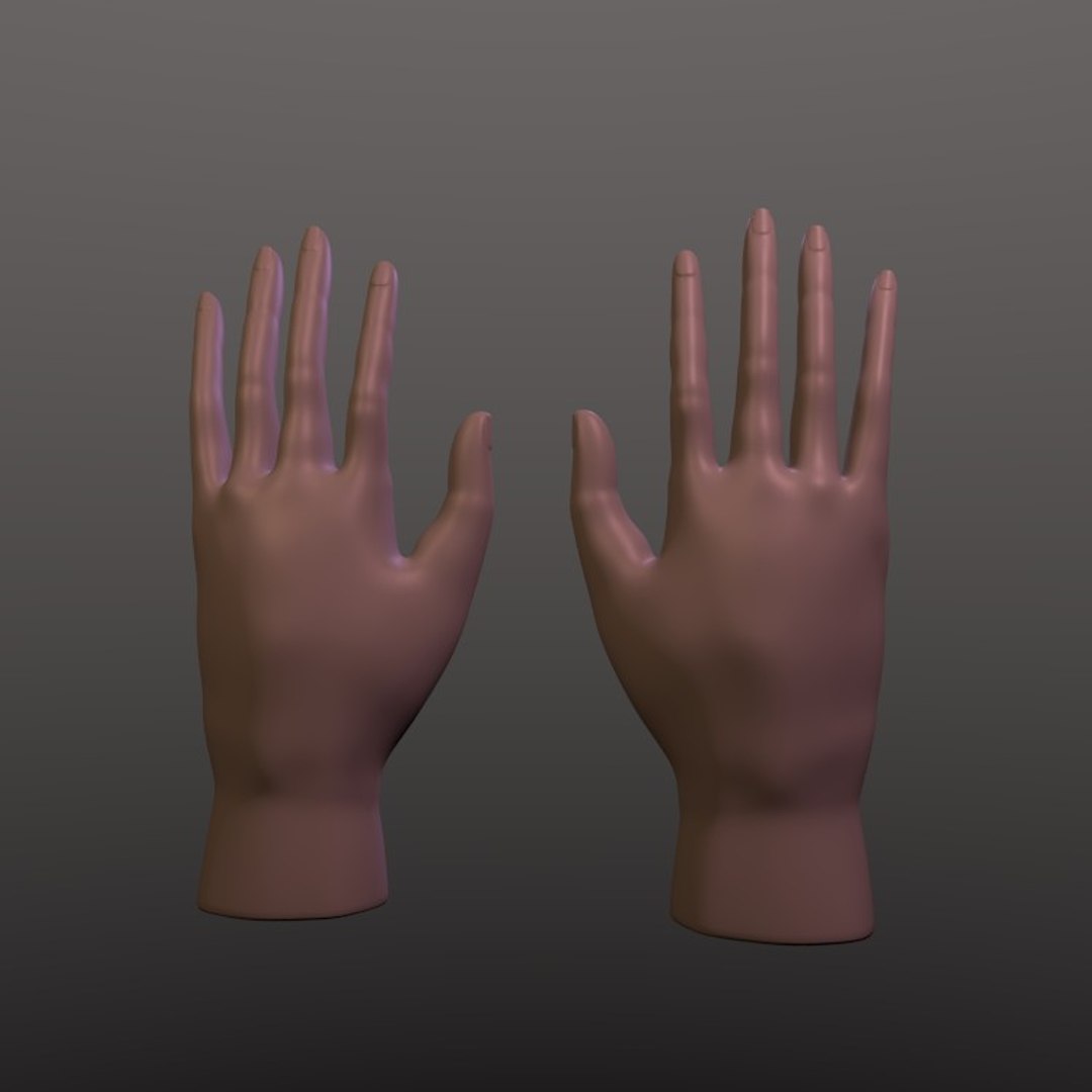 Hands Rig Model - TurboSquid 1598130