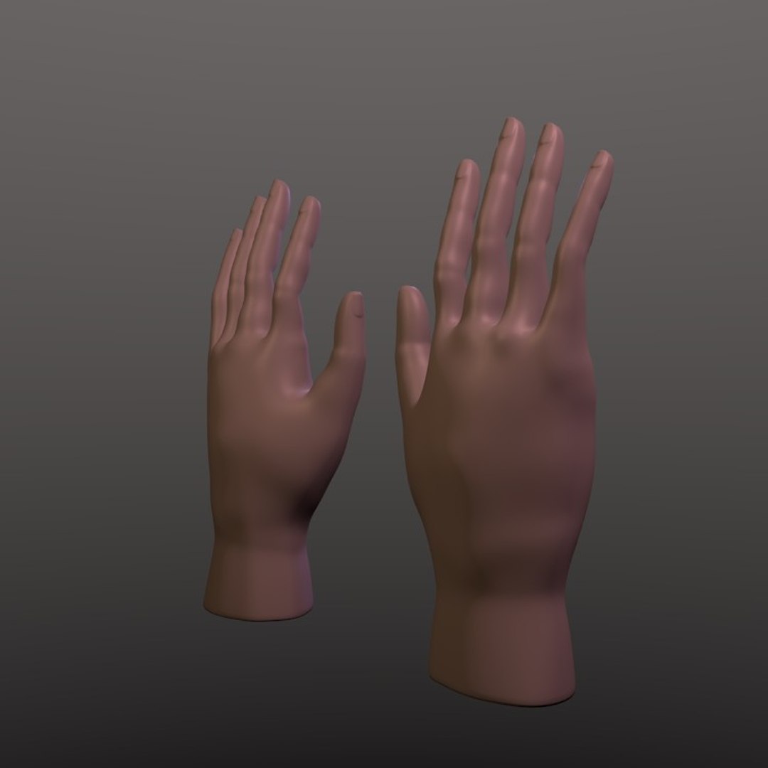 Hands Rig Model - TurboSquid 1598130