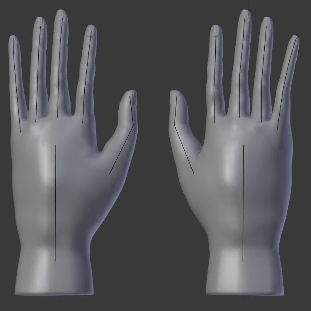 Hands Rig Model - TurboSquid 1598130