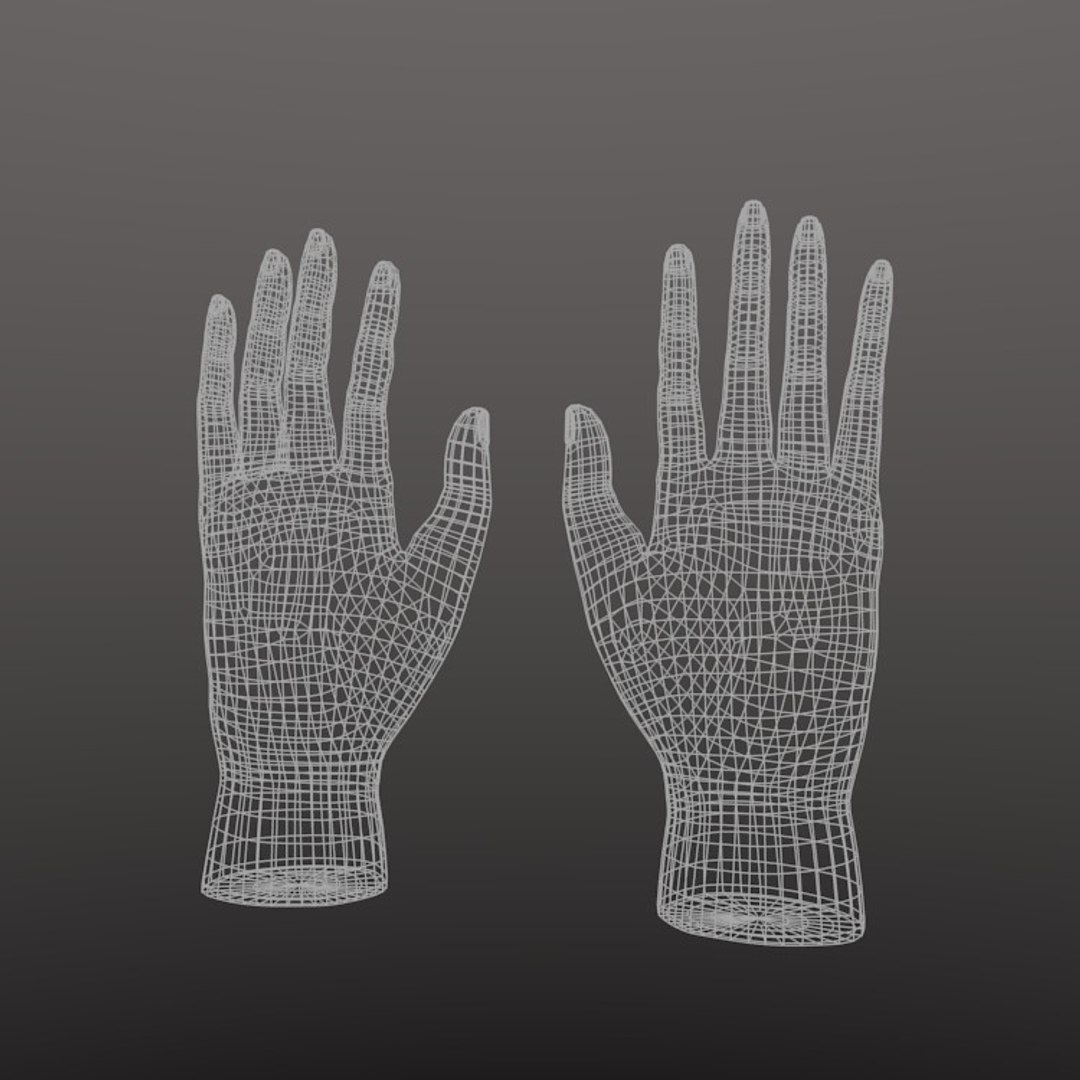 Hands Rig Model - TurboSquid 1598130
