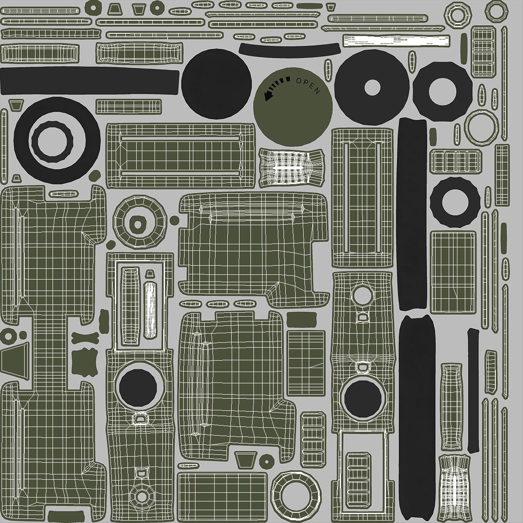 Military Style Water Canister Green 3D Model - TurboSquid 2413188