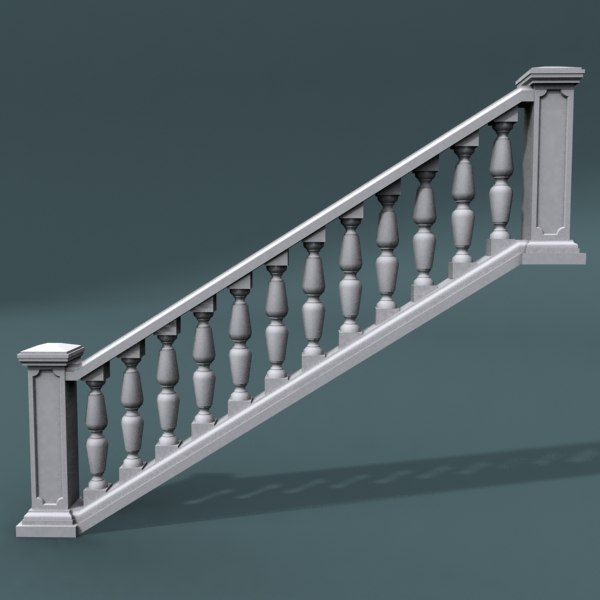 Balustrade 3D Models for Download | TurboSquid