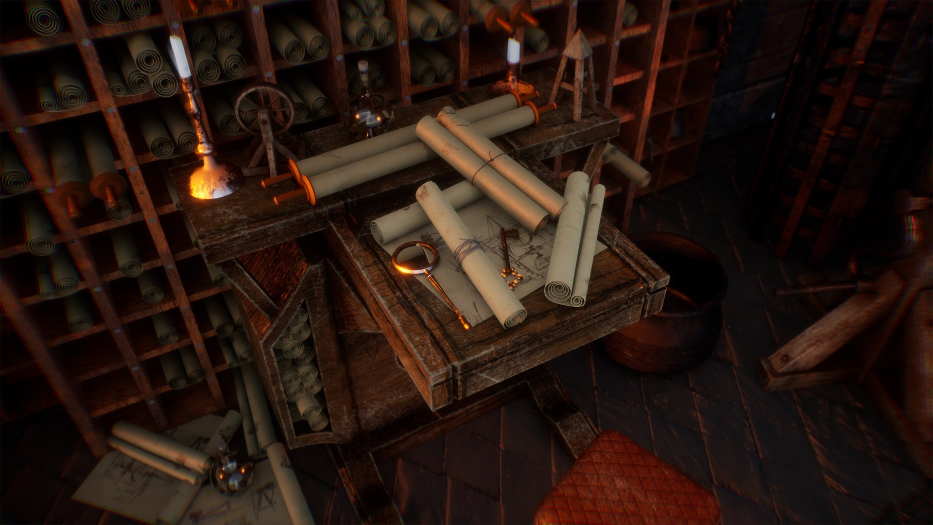 Medieval Engineer Props 35 Props 3D Model - TurboSquid 1983762