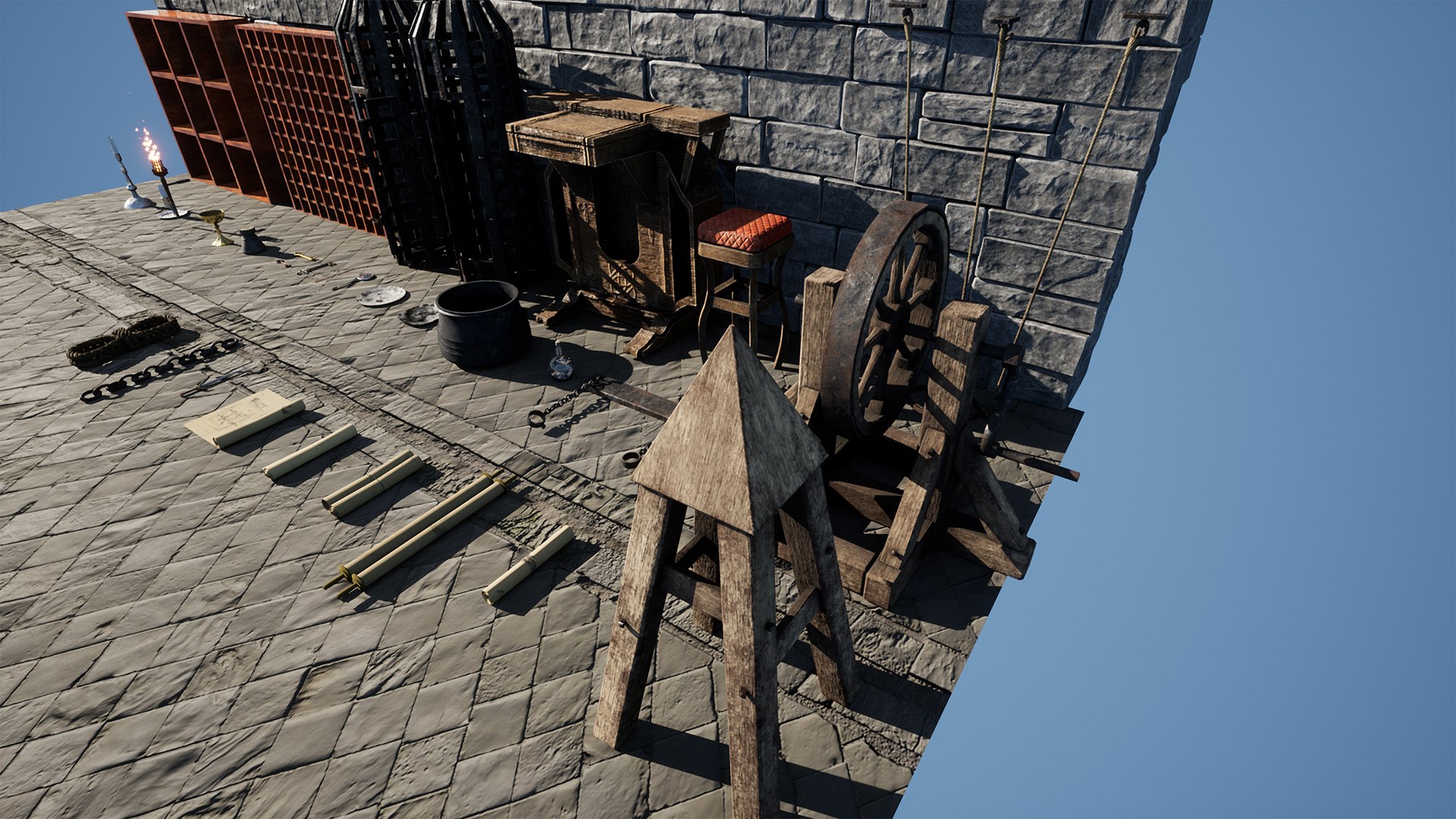 Medieval Engineer Props 35 Props 3D Model - TurboSquid 1983762