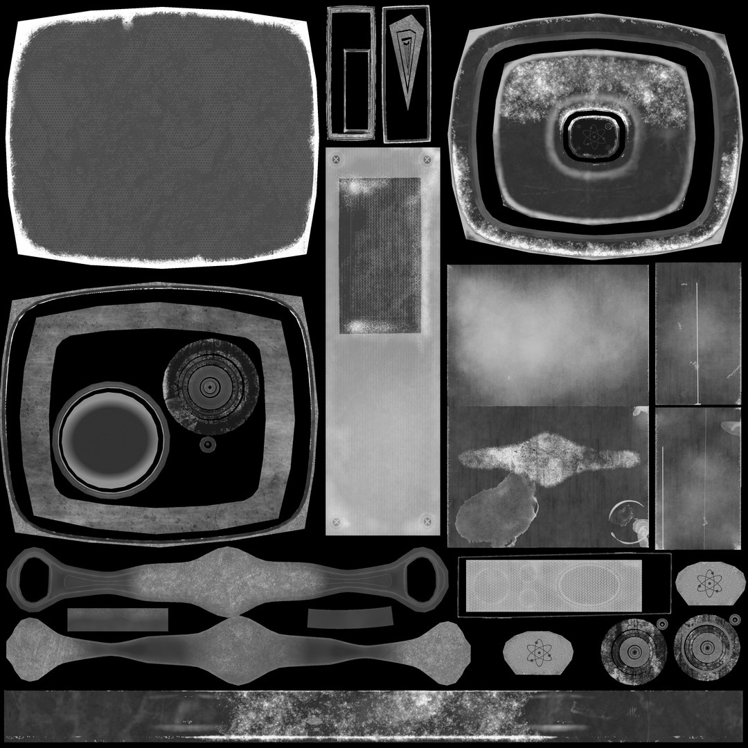 3D Model Retro Vintage Tv - TurboSquid 1309898