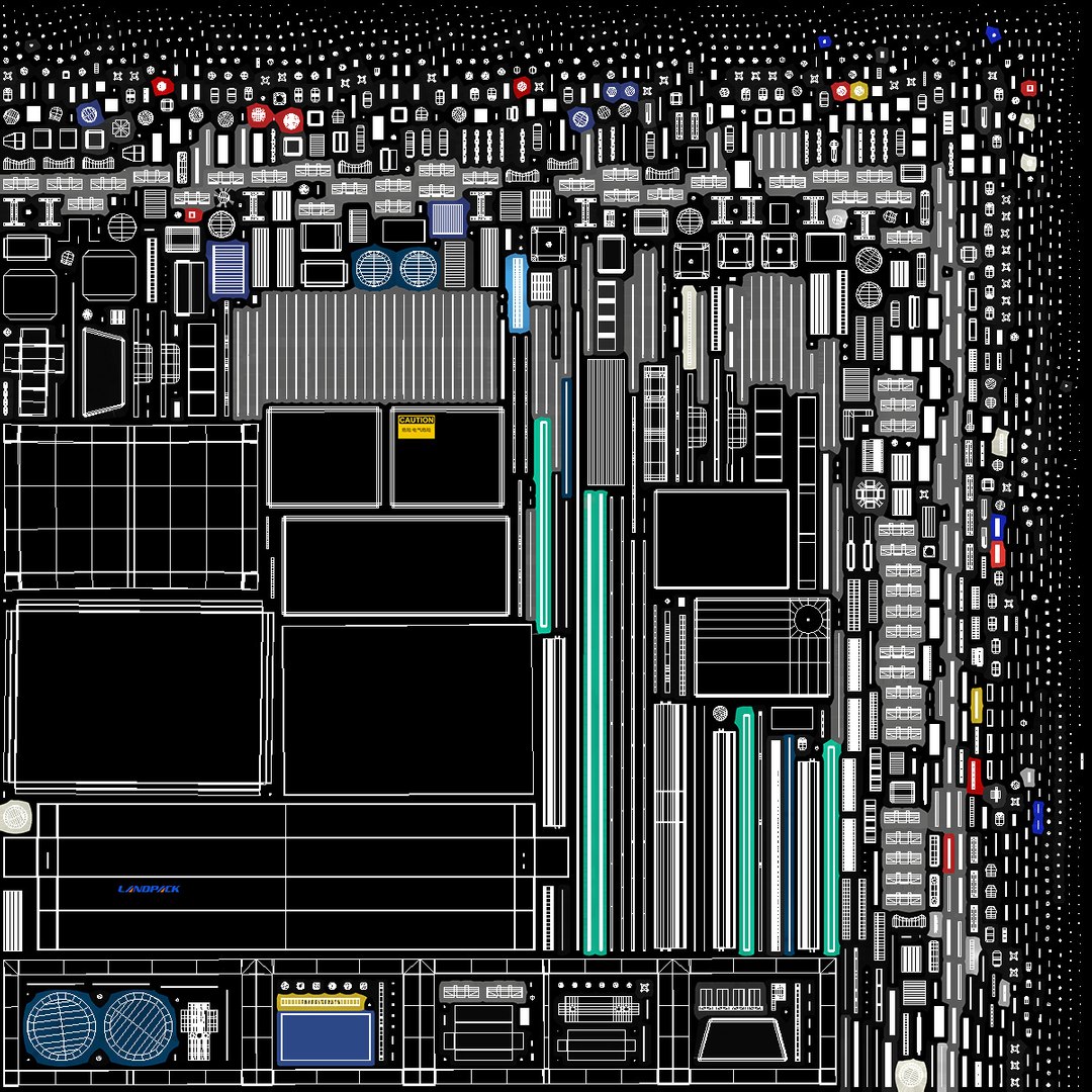 Labeling Machine LandPack 3D Model - TurboSquid 2256426