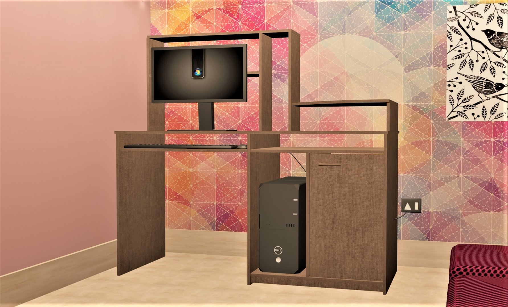 Computer Room 3D Model - TurboSquid 1295451