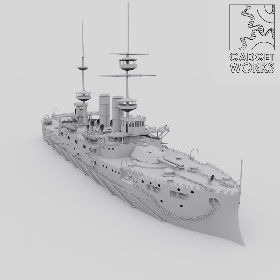 Hms Irresistible 3d Model