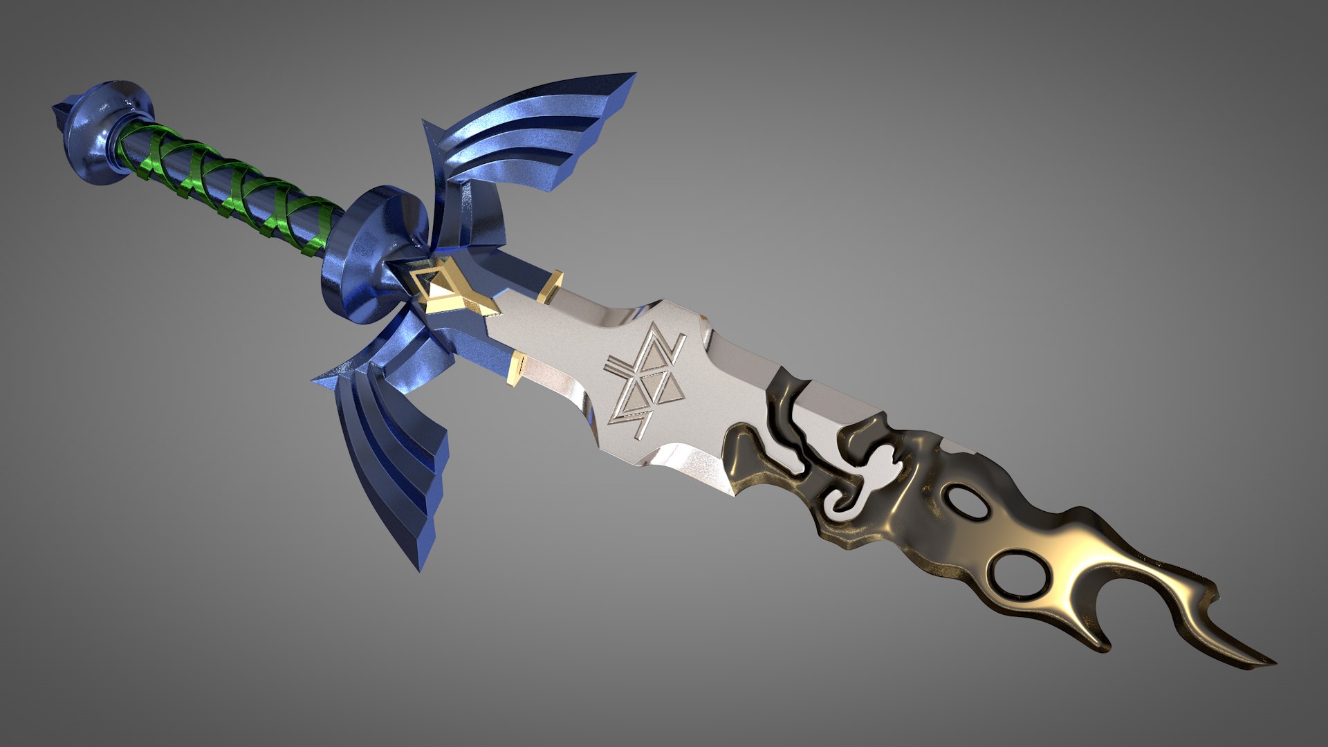 3D Decayed Master Sword - Tears Of The Kingdom Model - TurboSquid 2089686