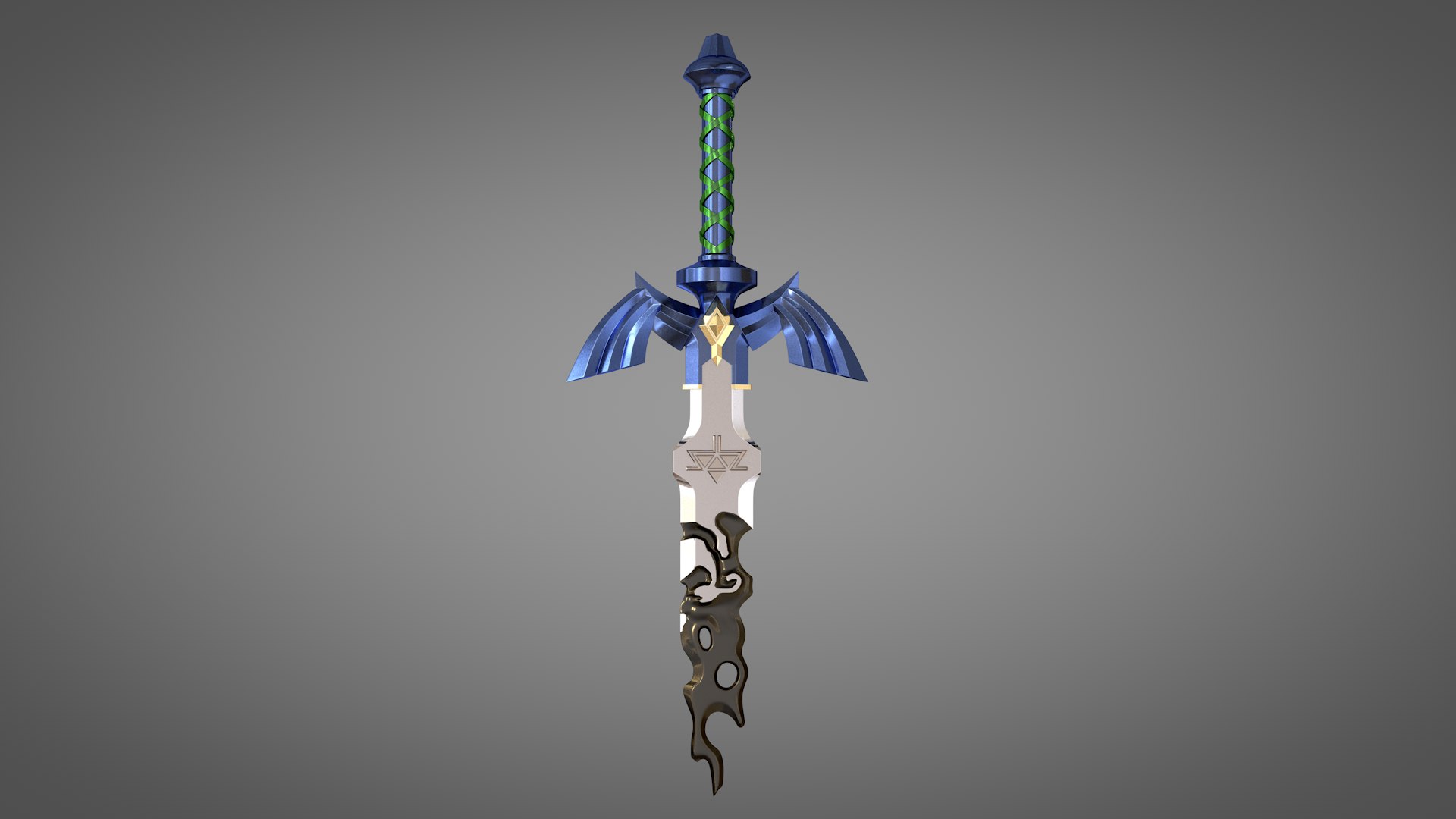 3D Decayed Master Sword - Tears Of The Kingdom Model - TurboSquid 2089686