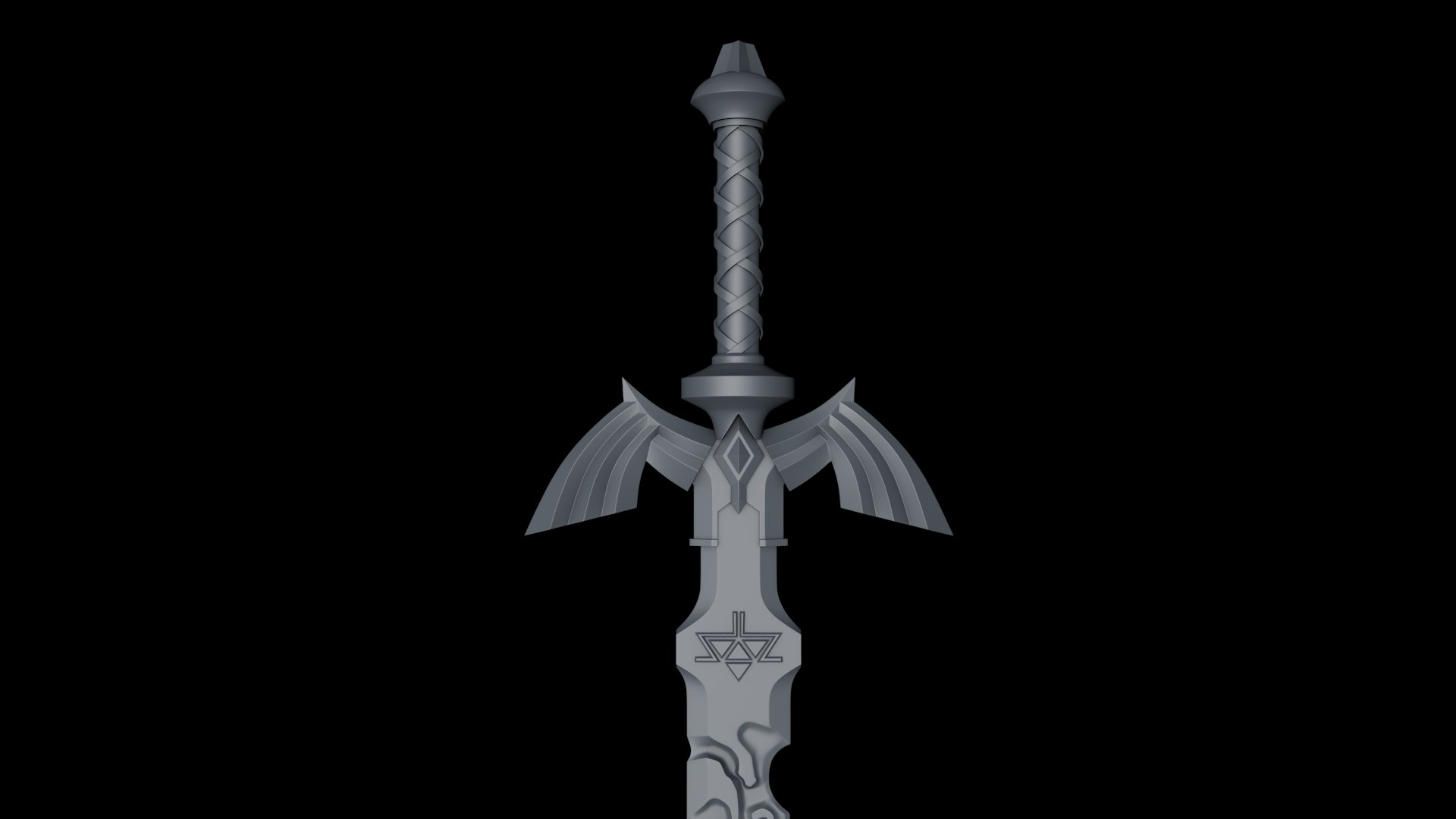 3D Decayed Master Sword - Tears Of The Kingdom Model - TurboSquid 2089686