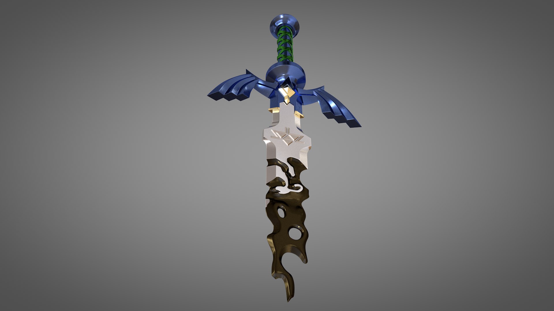 3D Decayed Master Sword - Tears Of The Kingdom Model - TurboSquid 2089686