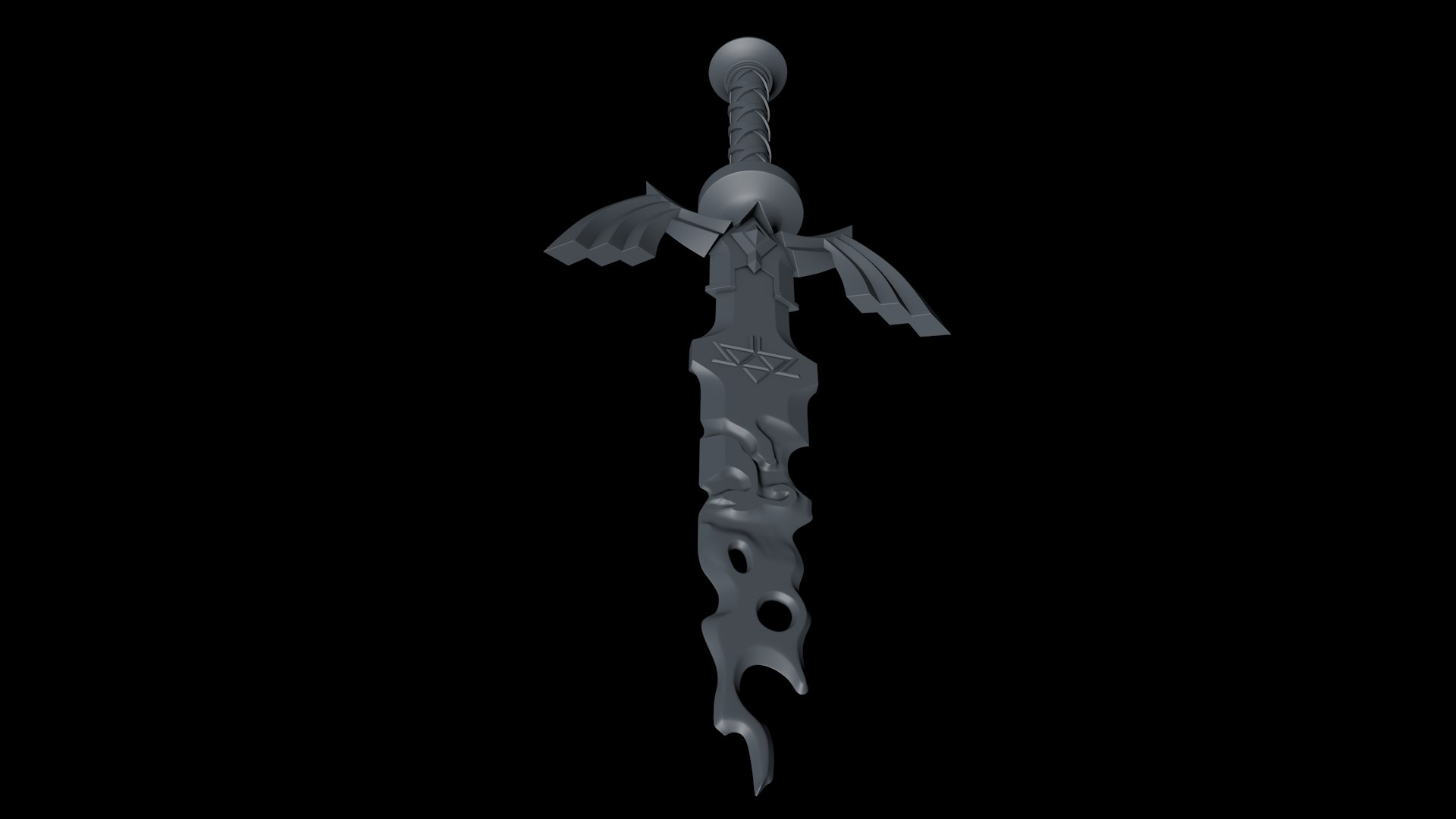 3D Decayed Master Sword - Tears of the Kingdom model - TurboSquid 2089686