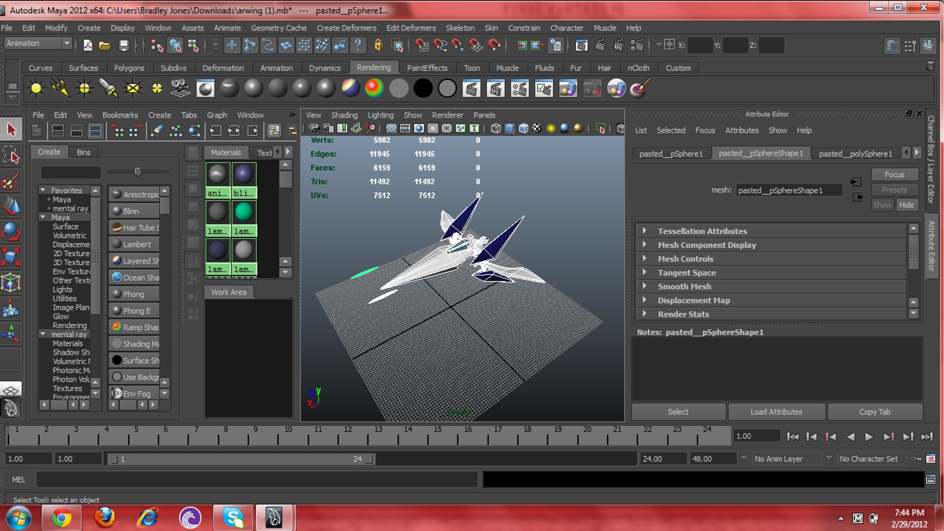 3d Arwing