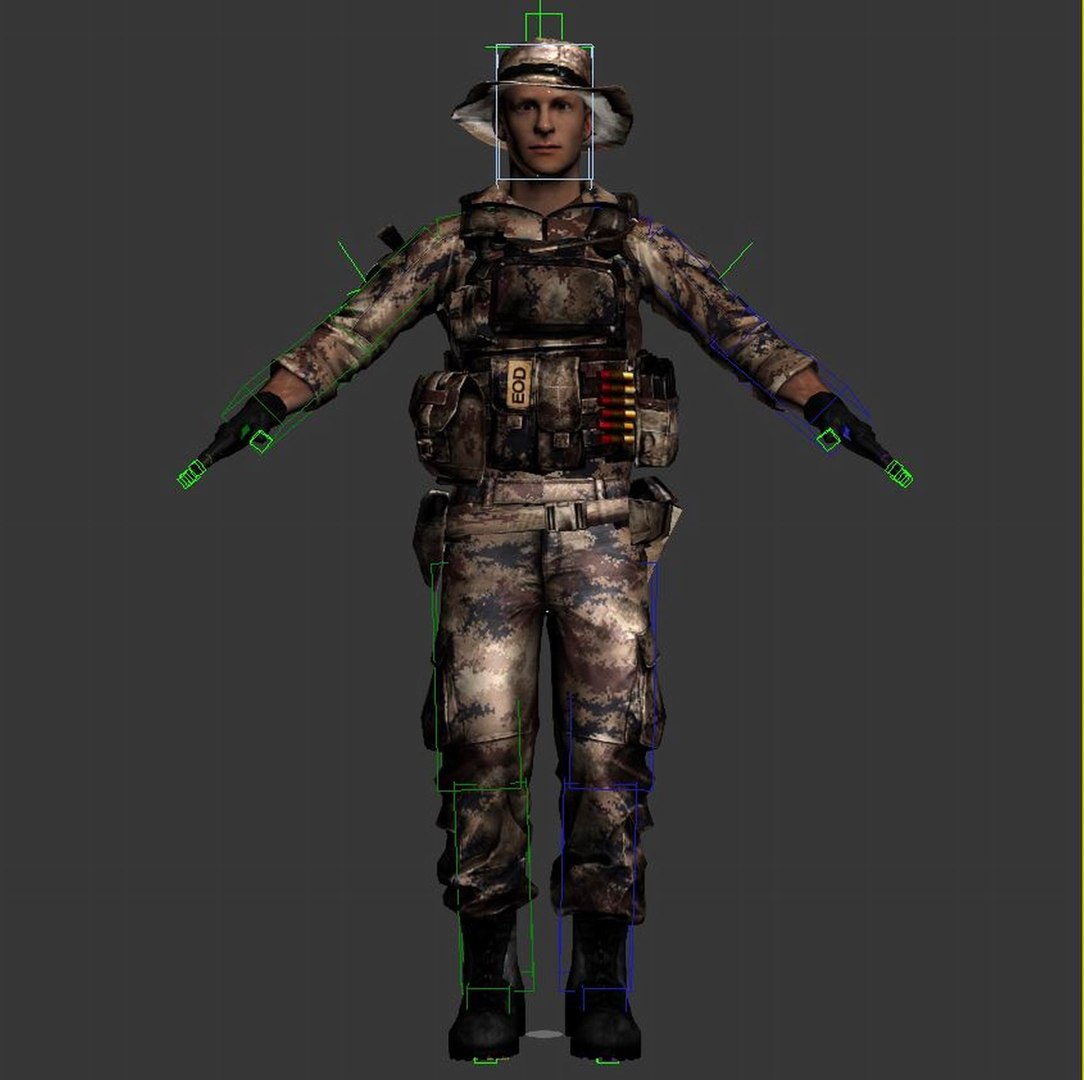 3D Pla Chinese Soldier Model - TurboSquid 1668815