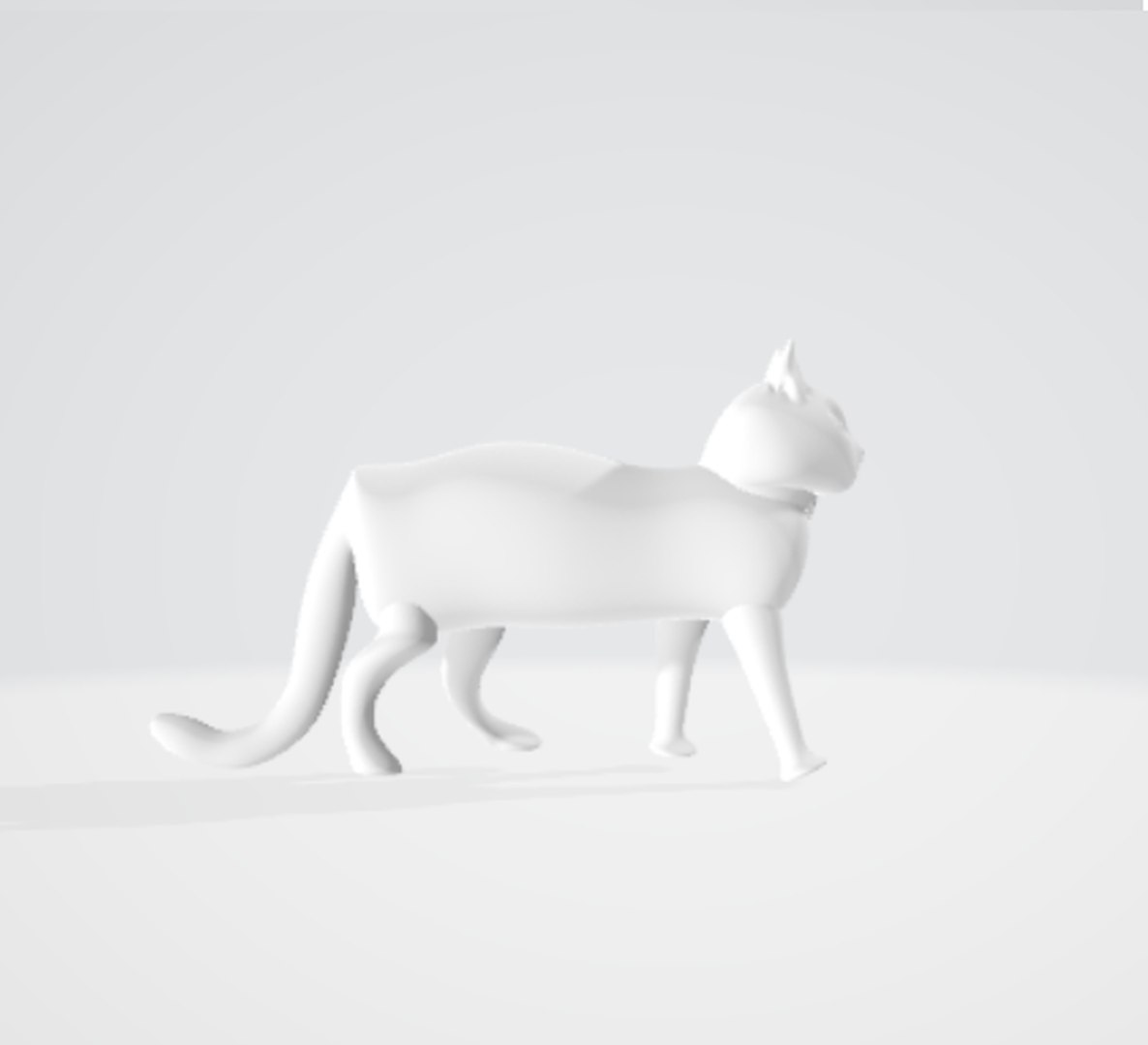 High-poly Cat 3D Model - TurboSquid 2019748