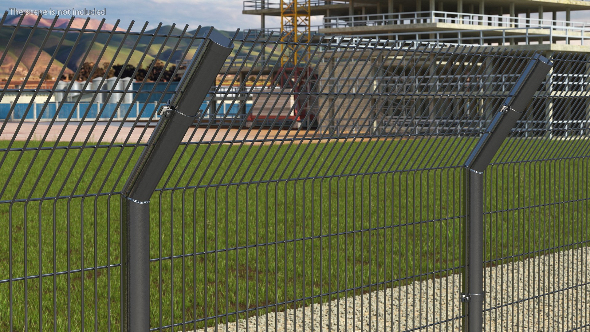 3D Model Mesh Fence - TurboSquid 1954853