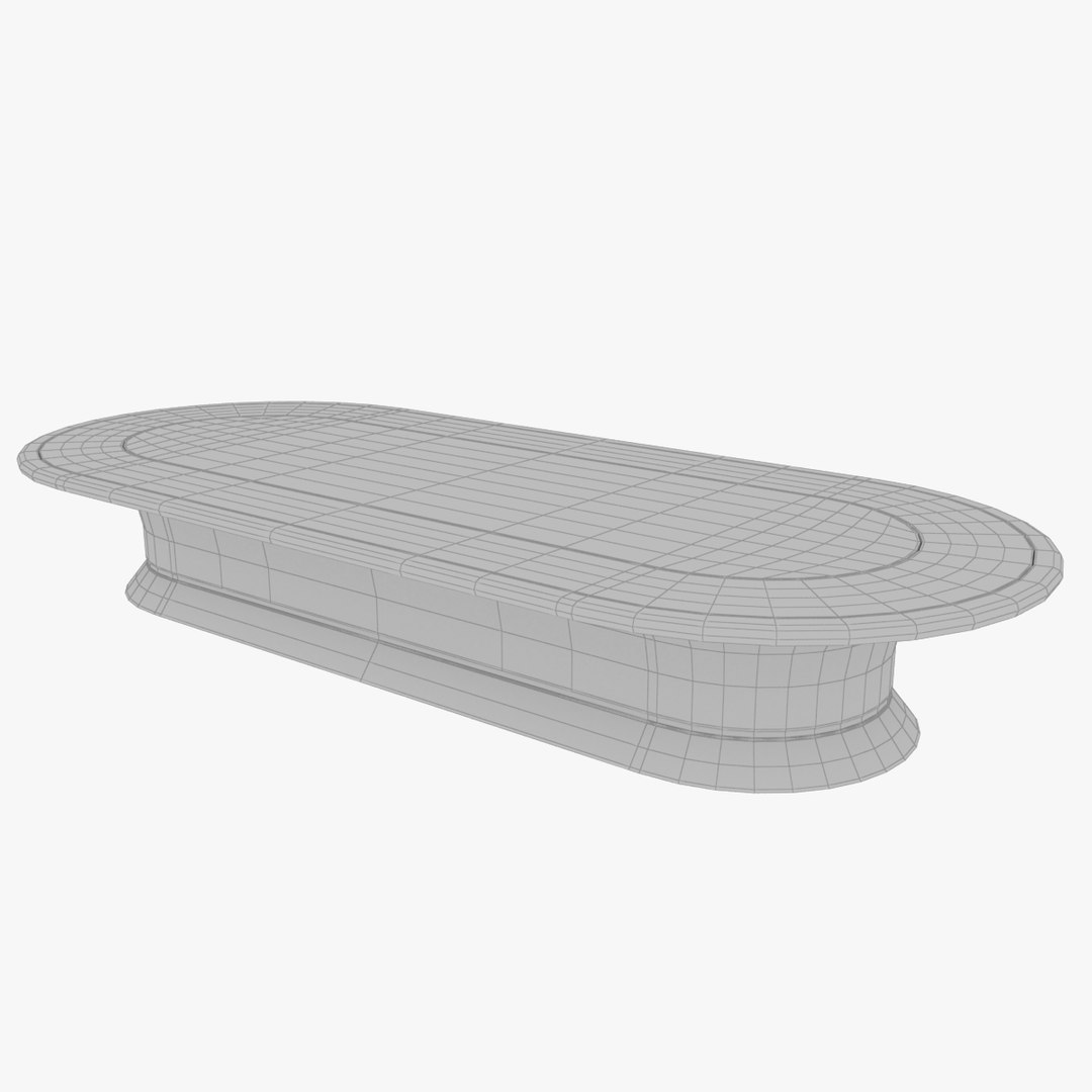 Big Table 3D Model - TurboSquid 1237430